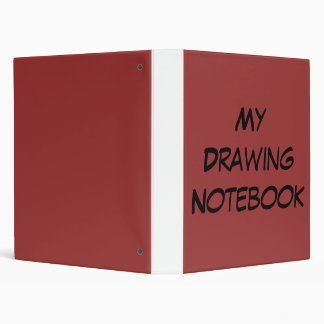 Drawing Binders, Custom Drawing Binder Designs, 3 Ring Binders