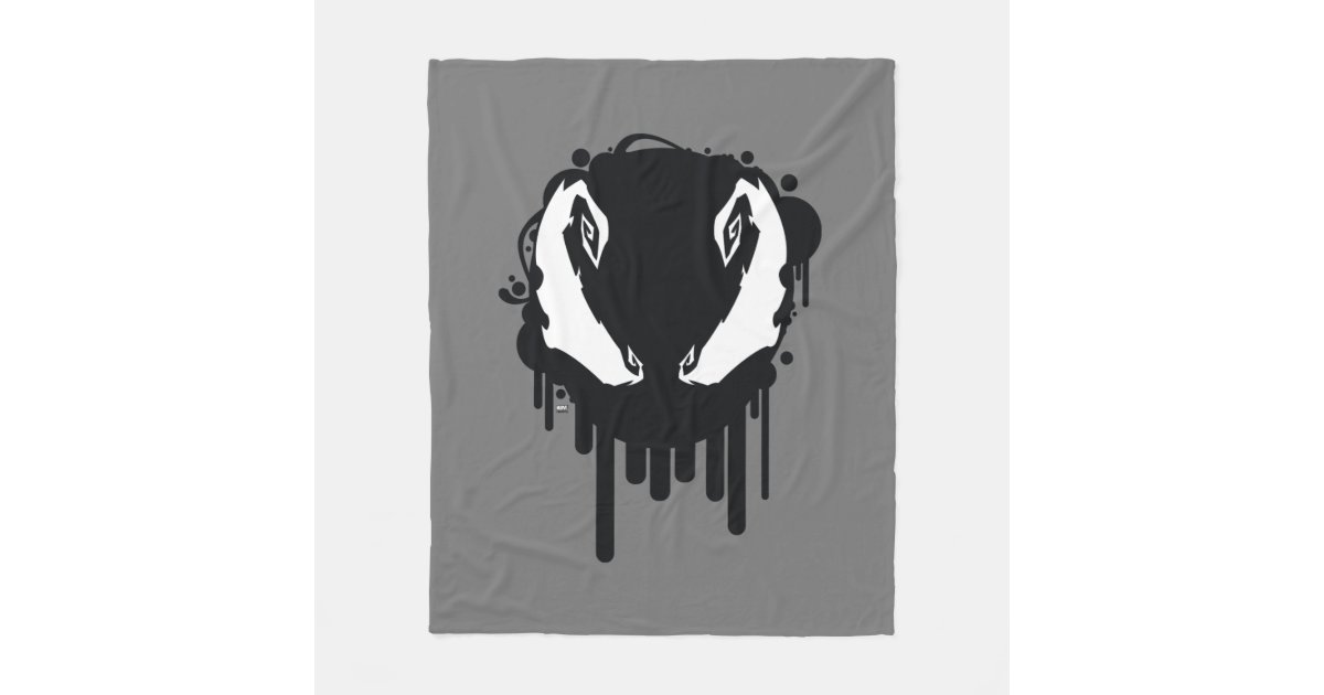 Dripping Venom Icon Fleece Blanket | Zazzle