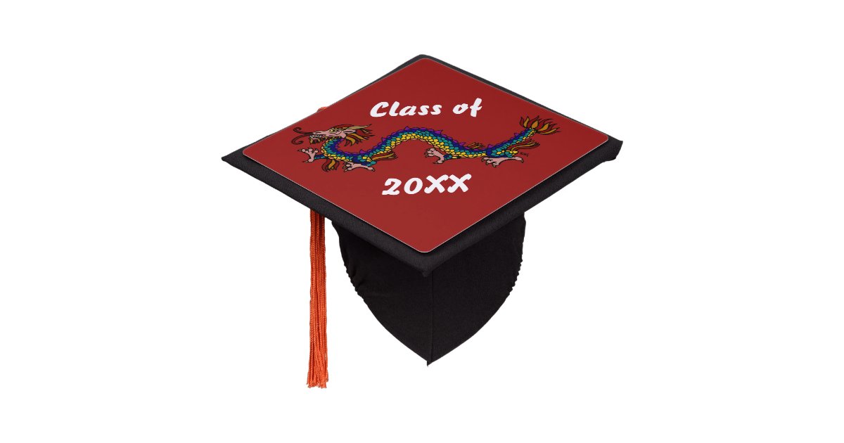 Eastern Dragon Graduation Cap Topper | Zazzle