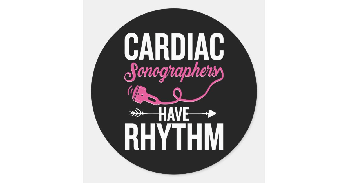 Echo Sonographer Cardiography Ultrasound Tech Card Classic Round ...