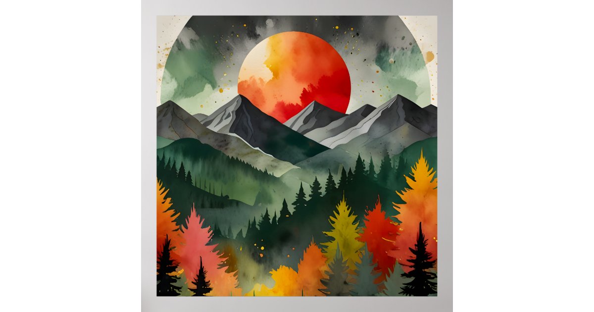 Eclipse Over the Wild Poster | Zazzle