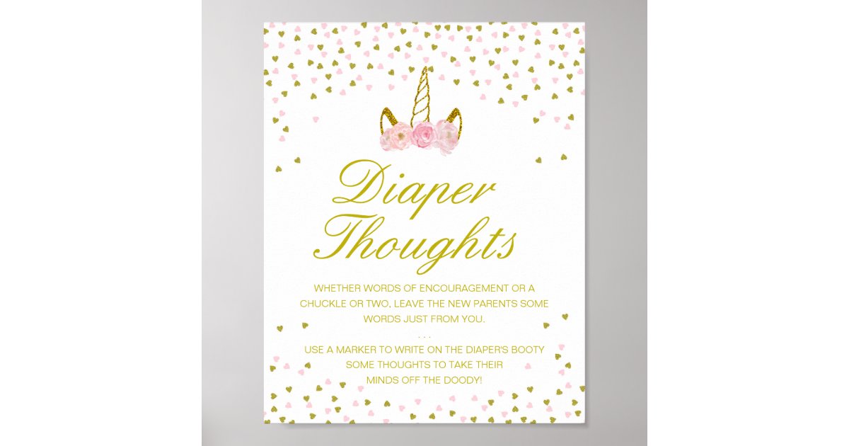 Editable Diaper Thoughts Sign, Late Night Diaper P Poster | Zazzle