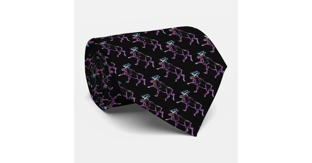 Electric Moose Tie | Zazzle