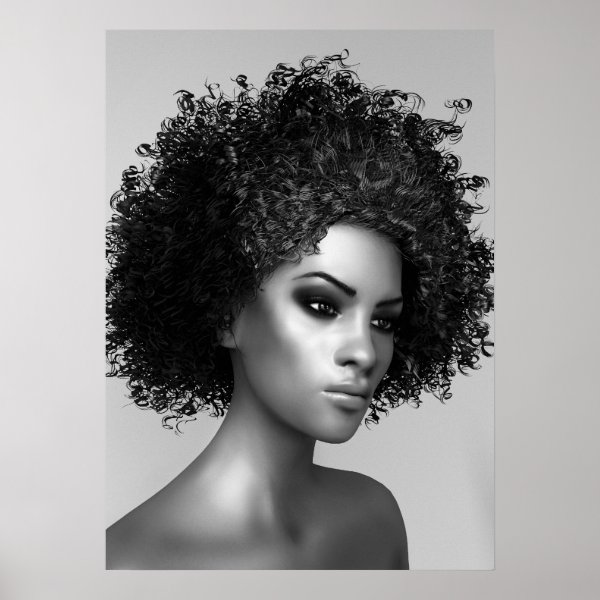 Afro Posters, Prints & Poster Printing | Zazzle CA