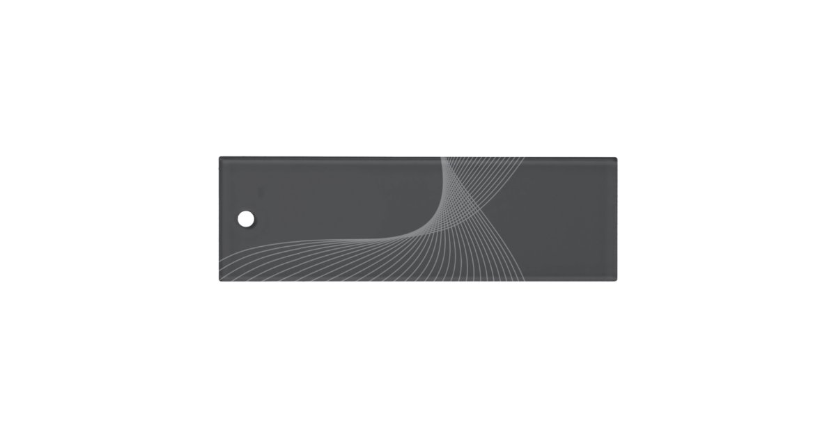 Elegant, chic, simple, modern graphic pattern art ruler | Zazzle