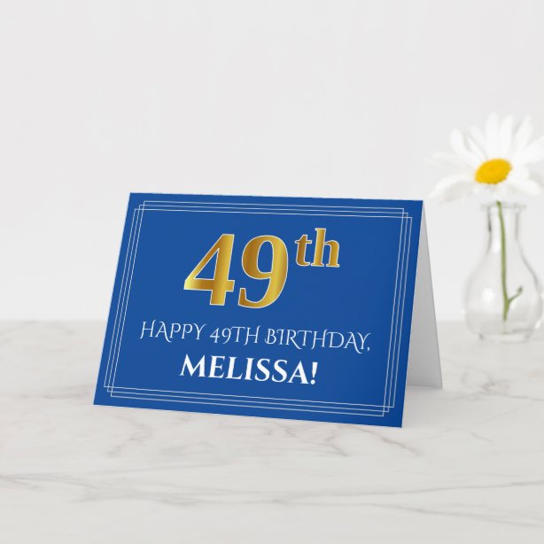 49th Birthday Cards | Zazzle CA