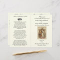 Elegant Floral Catholic Wedding Mass Program | Zazzle