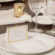 Elegant Foil Script Wedding Guest Name Seating Tag Card | Zazzle