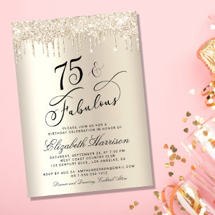 75th Birthday Invitation Samples 21st Birthday Invitation Template ⋆