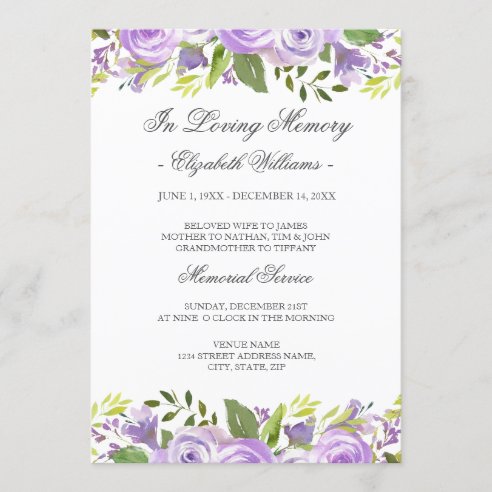 Wake Invitations | Zazzle CA