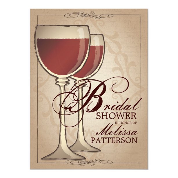 Wine Glass Invitations | Zazzle CA