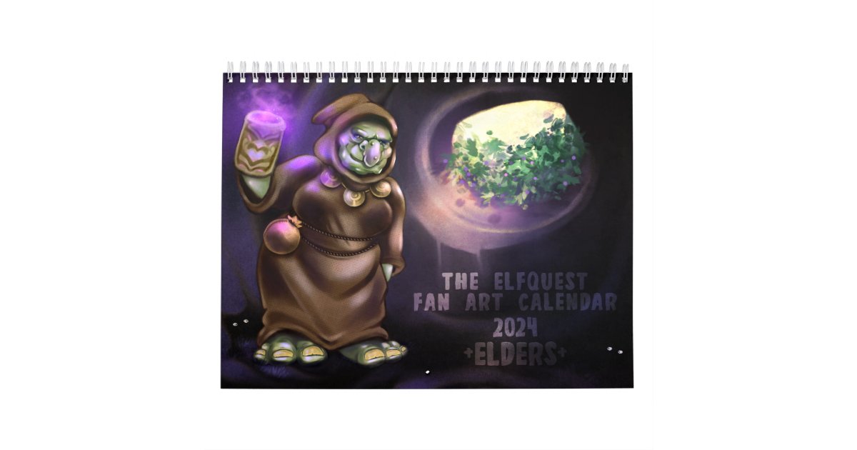Elfquest 2024 Fan Art Calendar | Zazzle
