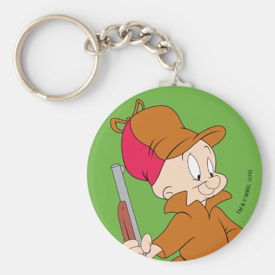 ELMER FUDD™ | With Gun Keychain | Zazzle.ca