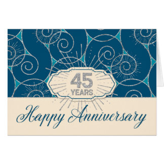 45 Year Anniversary Cards, Photocards, Invitations & More