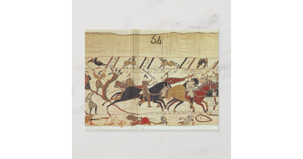 English & French soldiers fall side by side Postcard | Zazzle