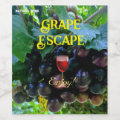 Enticing Natural Wine Grapes Label | Zazzle