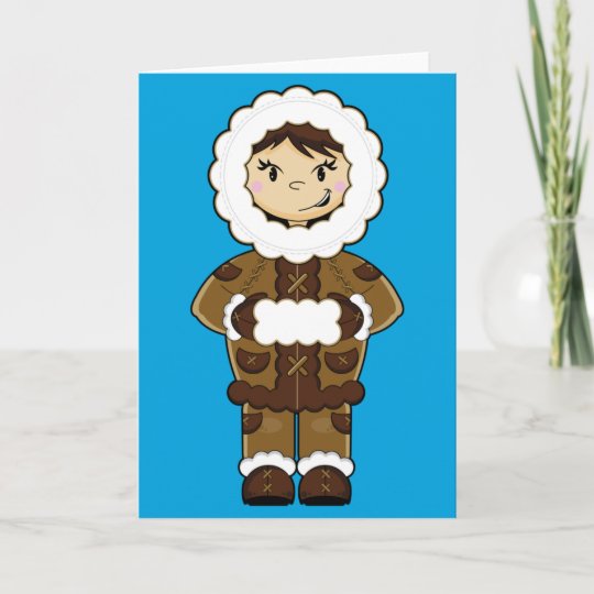 Eskimo (Inuit) Christmas Card | Zazzle.ca