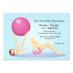 Fitness Invitations | Zazzle CA