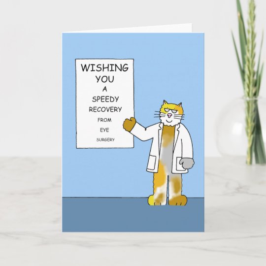 Eye Surgery Speedy Recovery Card | Zazzle.ca