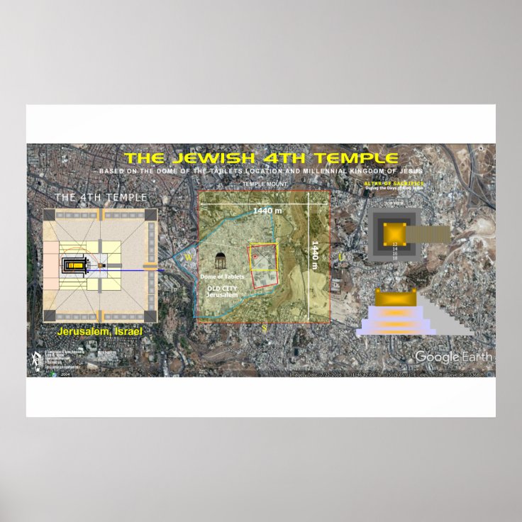Ezekiel's 4th Temple-2 Poster | Zazzle