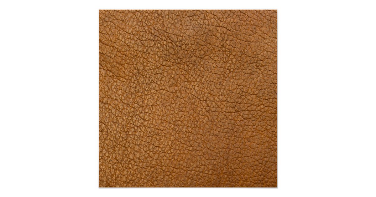 fake leather look poster | Zazzle