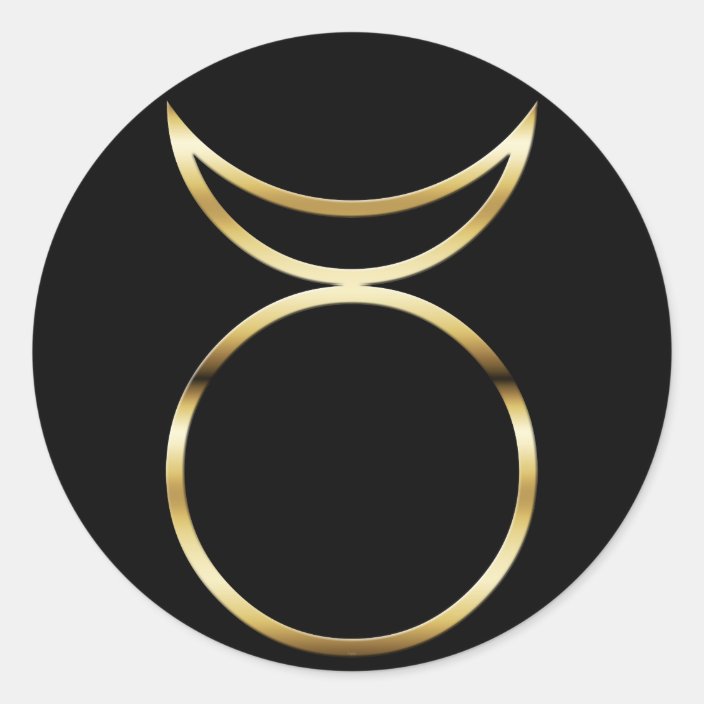 Falln Pagan Horned God Symbol Classic Round Sticker | Zazzle.ca