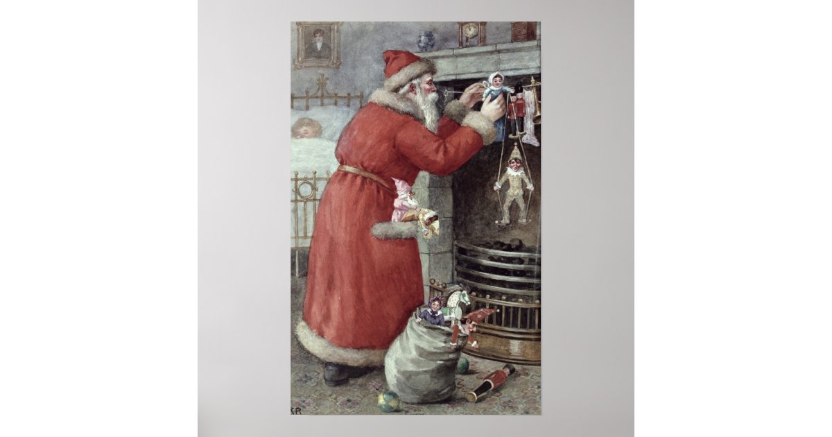 Father Christmas Poster | Zazzle