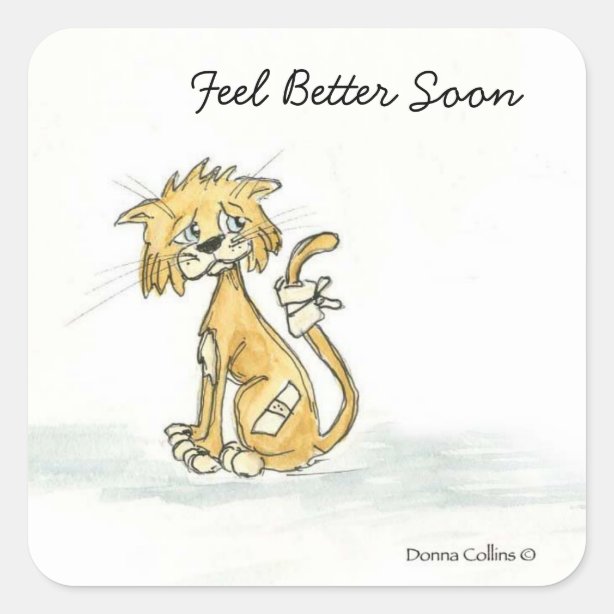 Get Well Soon Stickers | Zazzle CA