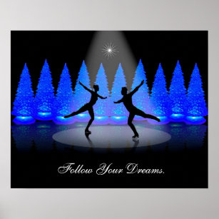 Figure Skating Posters, Prints & Poster Printing | Zazzle CA
