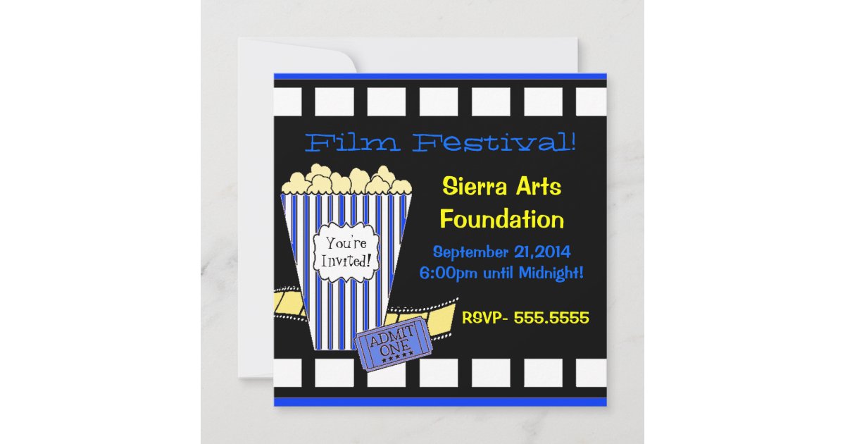 Film Festival Invitation | Zazzle