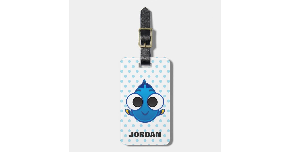 Finding Dory | Dory Emoji Luggage Tag | Zazzle