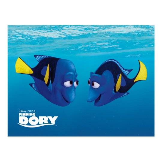 Finding Dory | Jenny & Charlie Postcard | Zazzle.ca