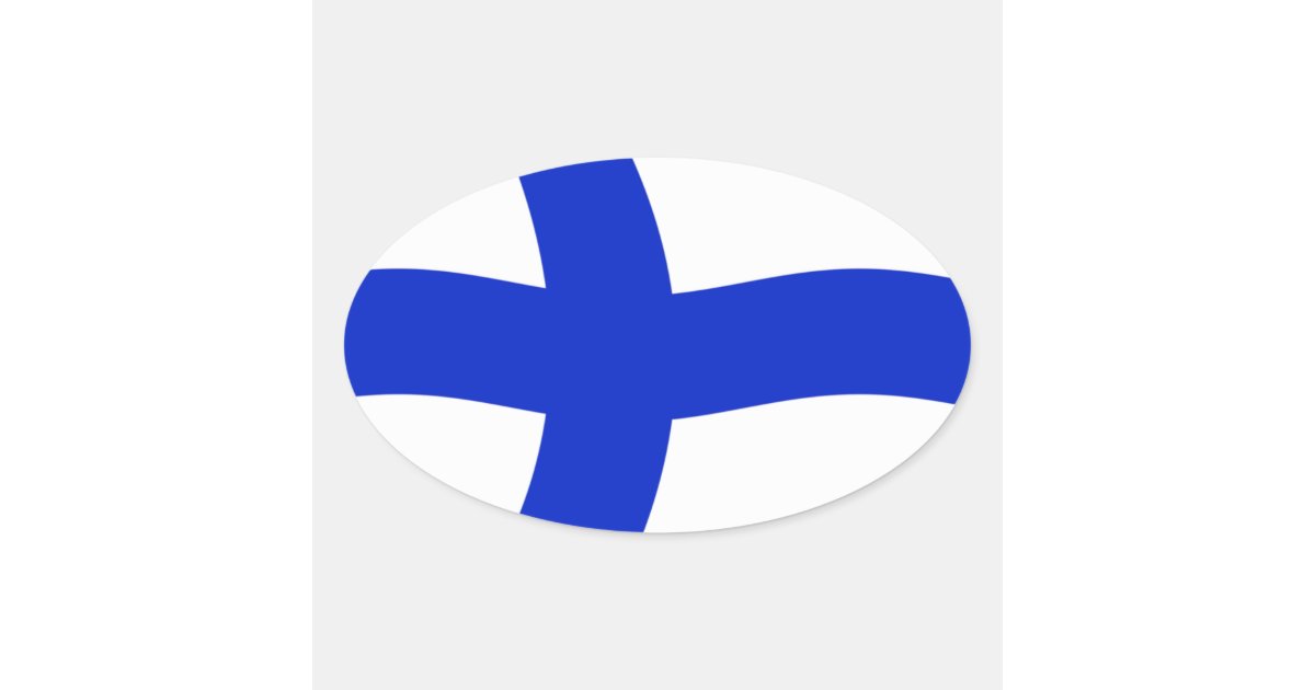 Finland Flag Sticker | Zazzle