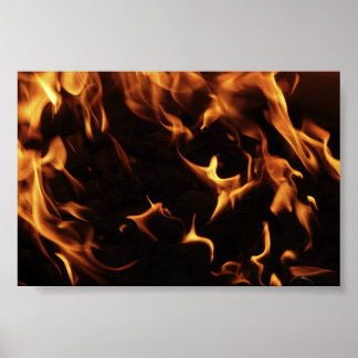 Hot Flames Posters, Prints & Poster Printing | Zazzle CA