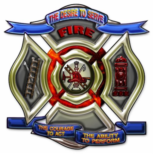 Fire Department Crest Photo Cutouts | Zazzle
