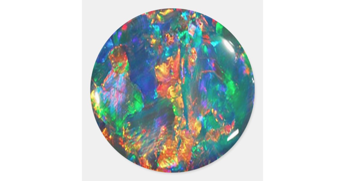 Fire Opal Sticker | Zazzle