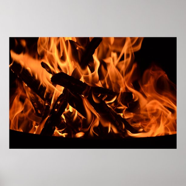 Hot Flames Posters, Prints & Poster Printing | Zazzle CA