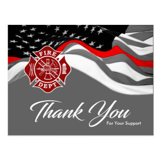 Firefighter Thank You Cards, Photocards, Invitations & More