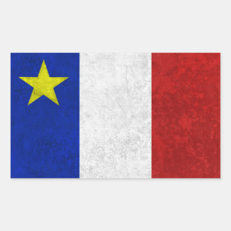 Acadian Flag Stickers, Acadian Flag Custom Sticker Designs