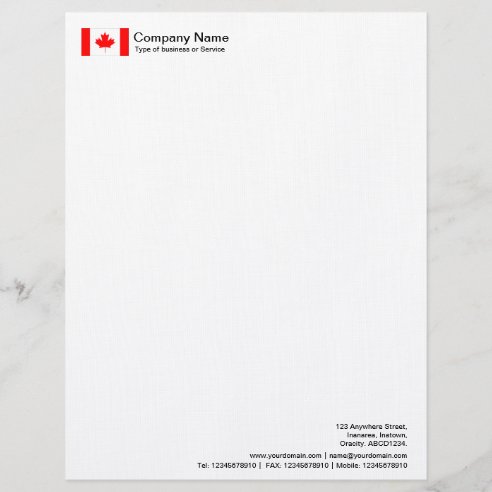 Decorative Letterhead | Zazzle CA