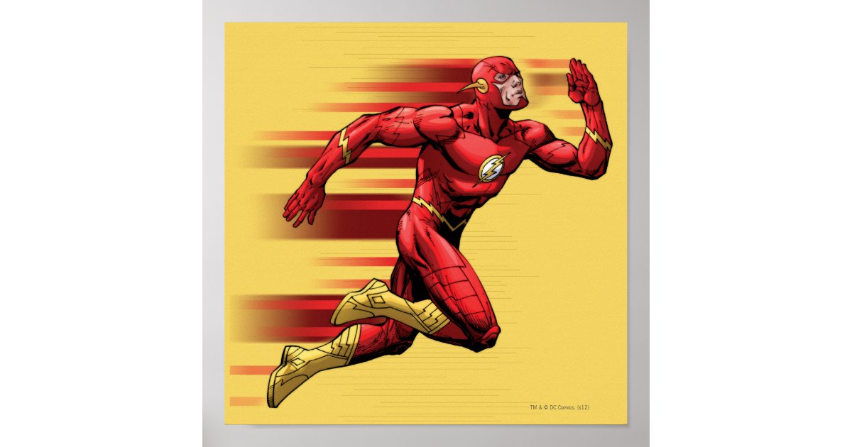 Flash Running Poster | Zazzle