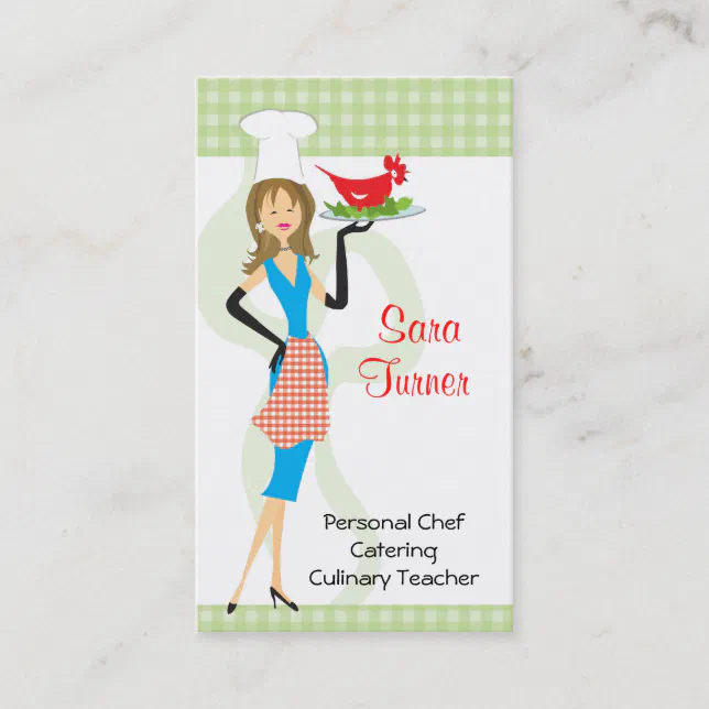 Food Chef Cooking Business Card | Zazzle