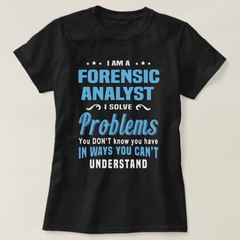 Forensic T-Shirts & Shirt Designs | Zazzle.ca
