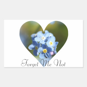 Forget Me Not Stickers | Zazzle CA