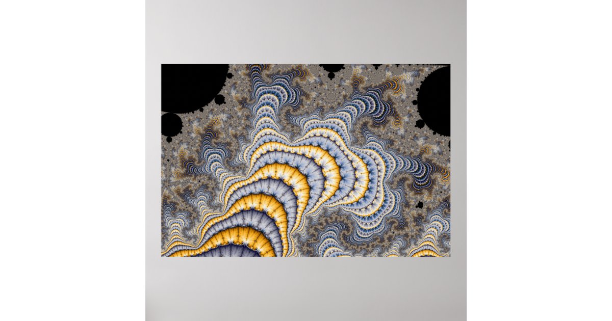 Fractal Plates - Fractal Poster | Zazzle