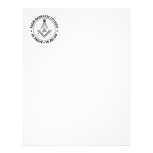 Masonic Letterhead | Zazzle CA