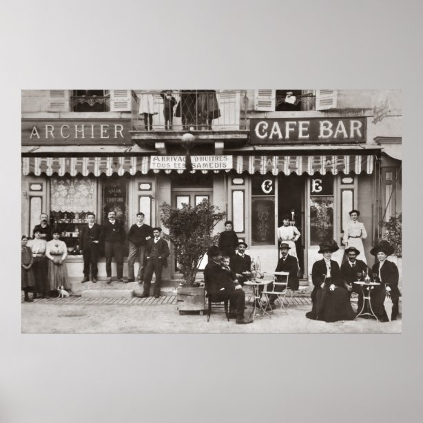 French Cafe Posters, Prints & Poster Printing | Zazzle CA