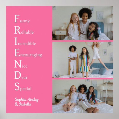 Bff Posters, Prints & Poster Printing | Zazzle CA