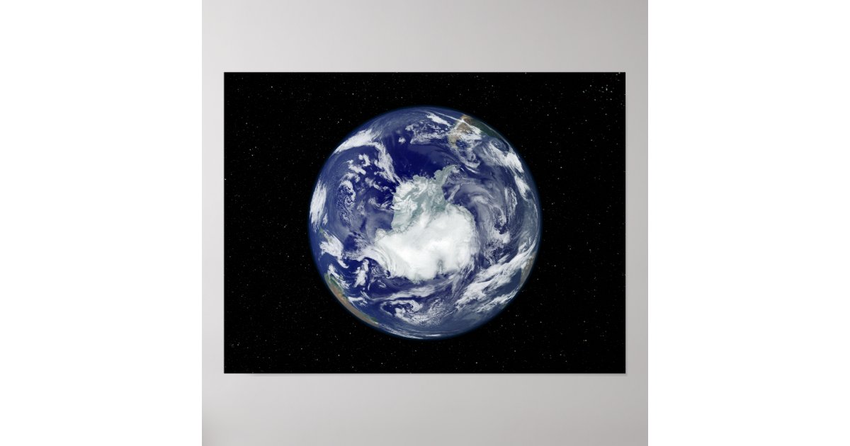 Fully lit full disc image poster | Zazzle
