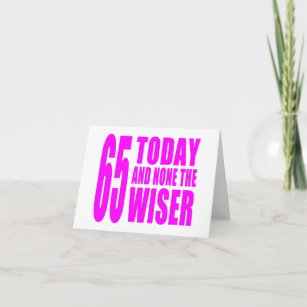 Funny 65th Birthday Cards | Zazzle CA